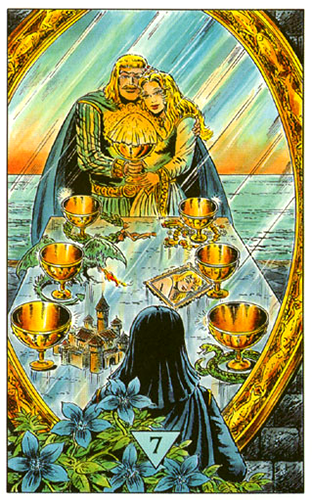 Free Daily Tarotscope -- Feb 21, 2014 -- Seven of Cups Free Daily Tarotscope -- Feb 21, 2014 -- Seven of Cups